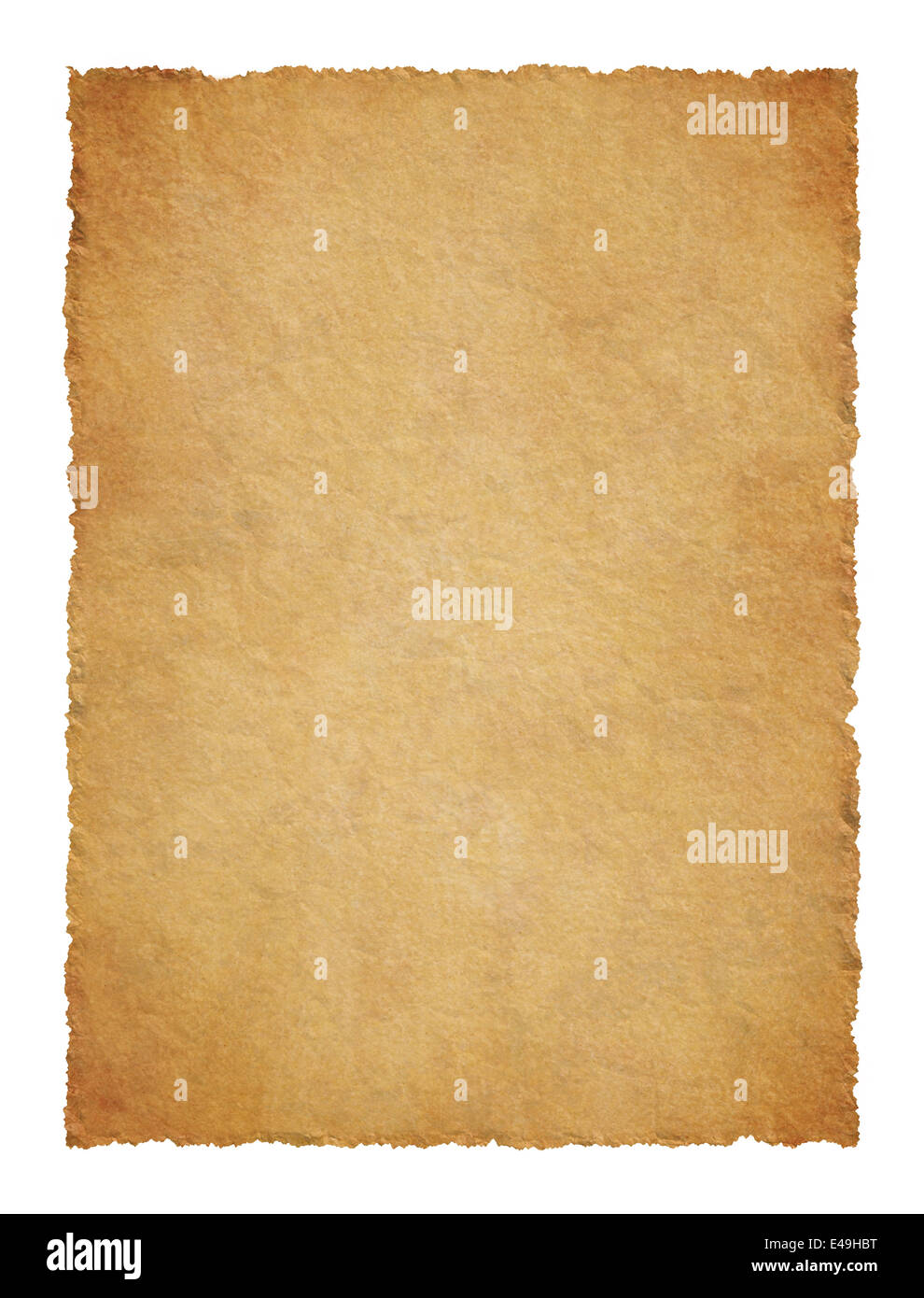 Parchment with ragged edges Stock Photo - Alamy