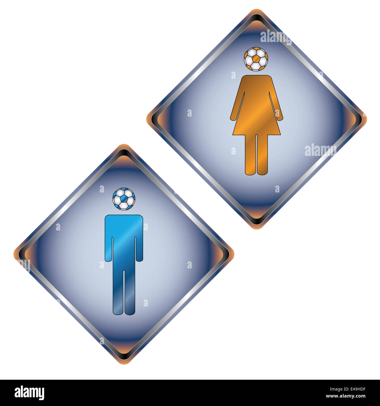 Signs on fans Stock Photo - Alamy