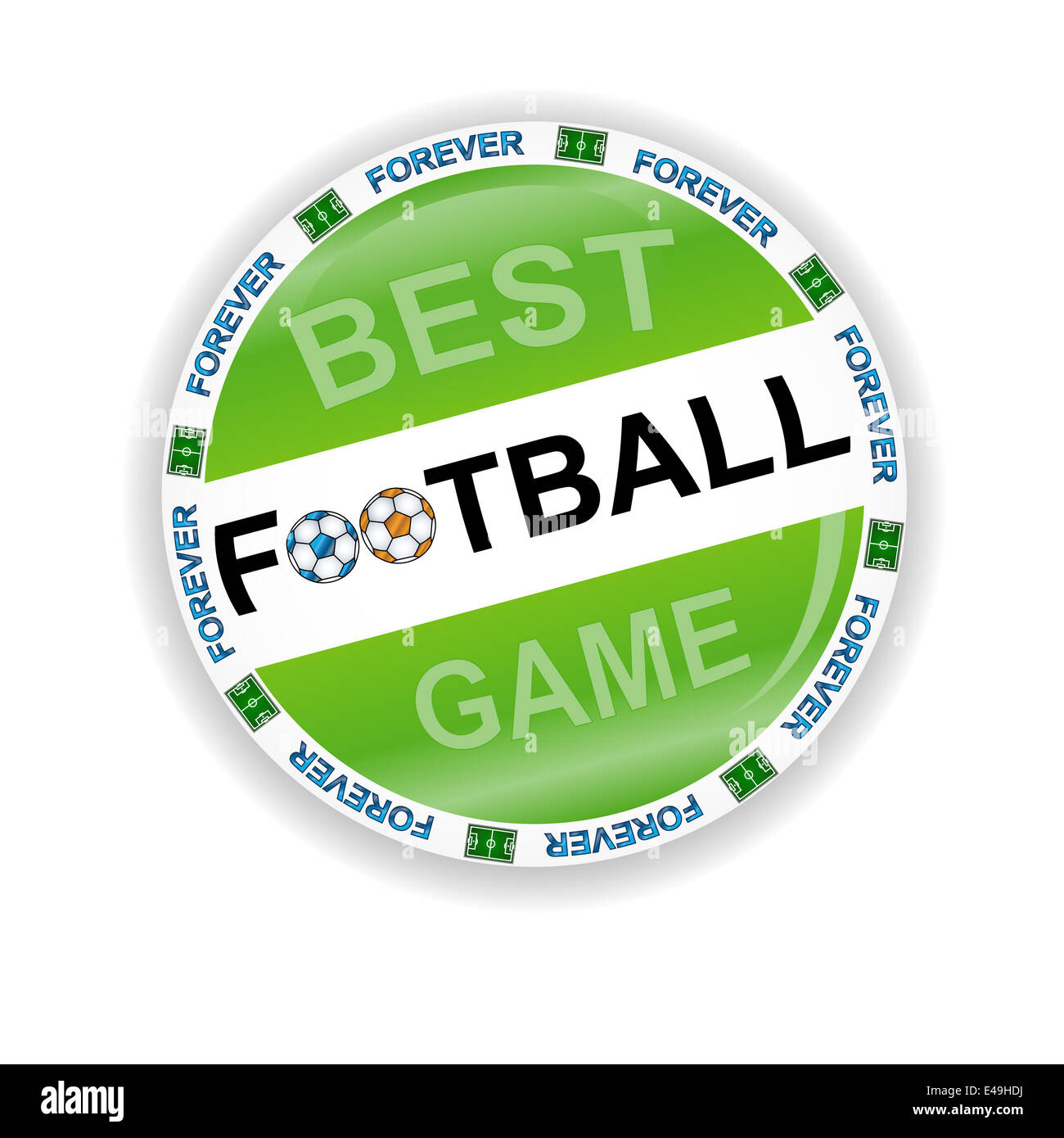 Football icon hi-res stock photography and images - Alamy