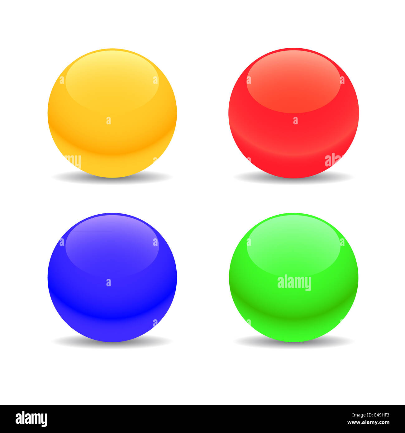 Gold spheres Cut Out Stock Images & Pictures - Alamy