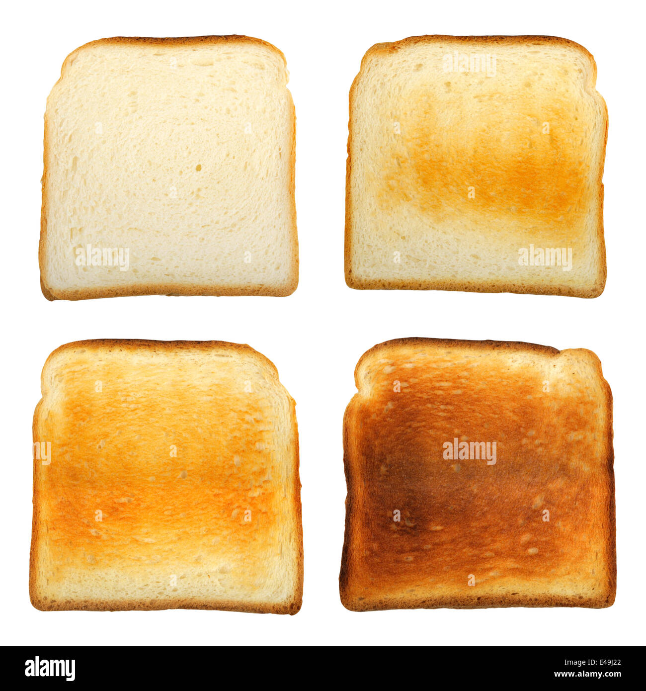 Set of toast Stock Photo - Alamy