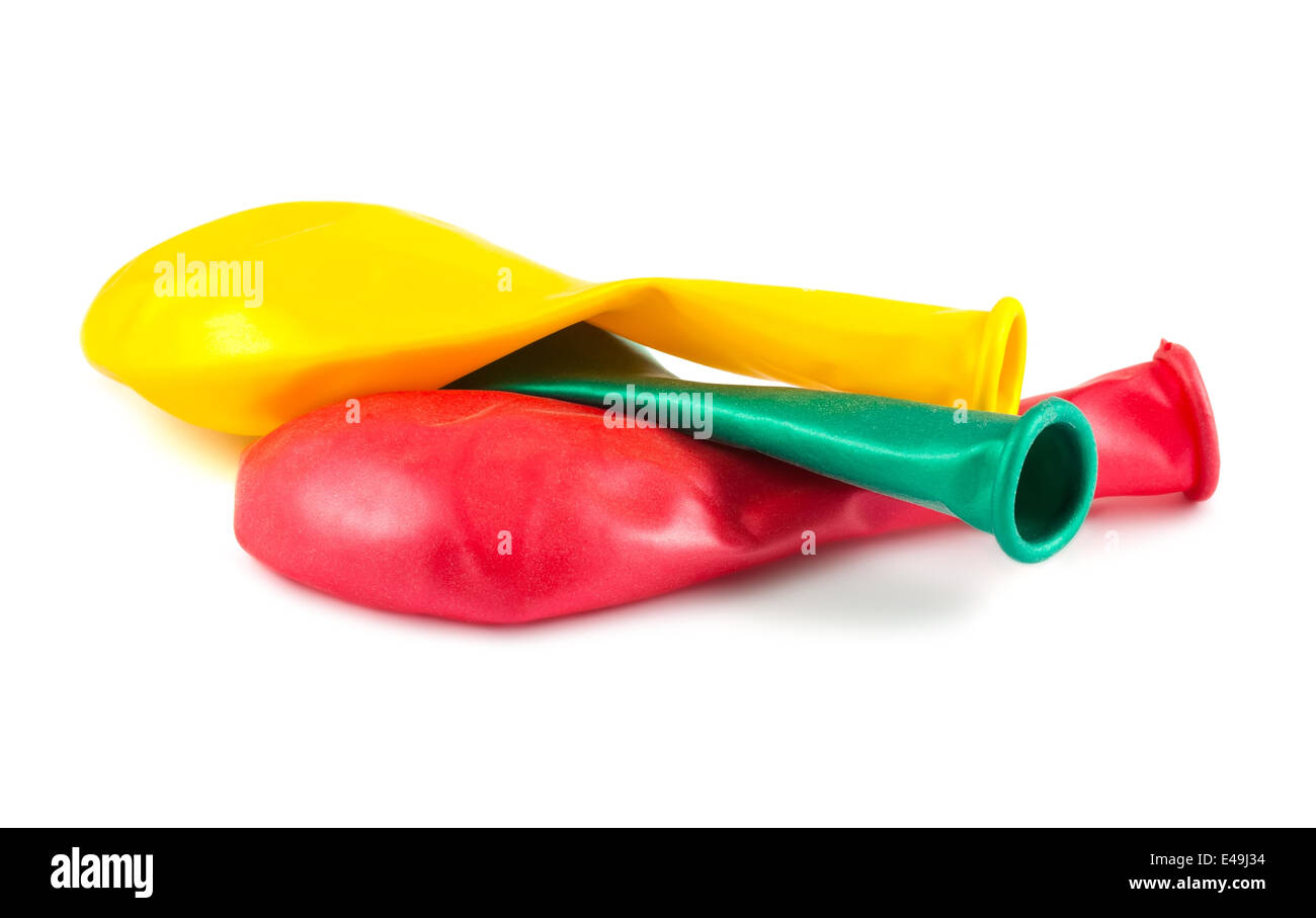 Colorful empty balloons Stock Photo - Alamy