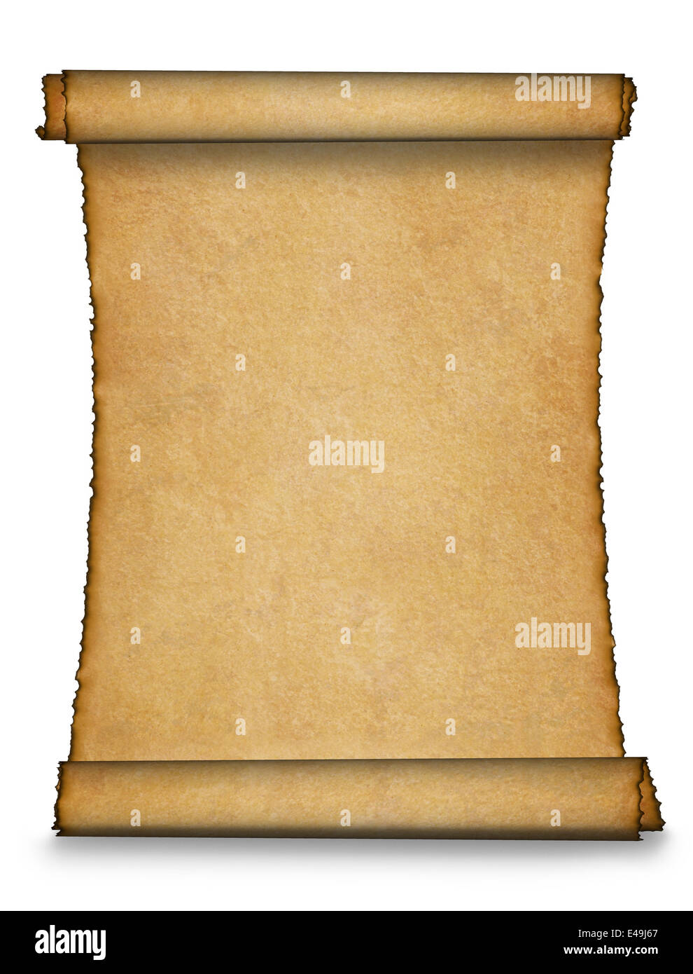 Twisted parchment with shadow Stock Photo - Alamy