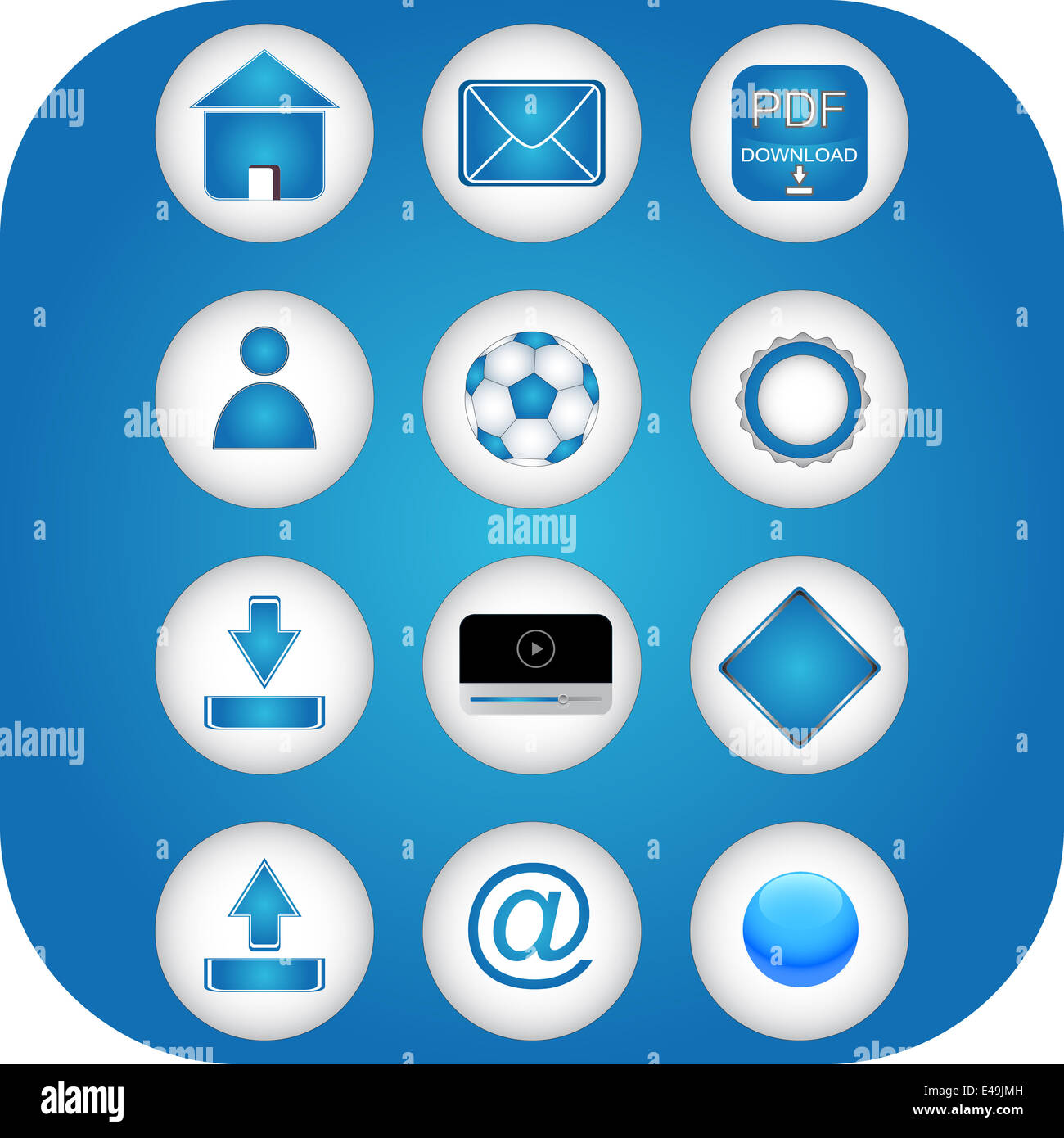 Register blue 3d square hi-res stock photography and images - Alamy