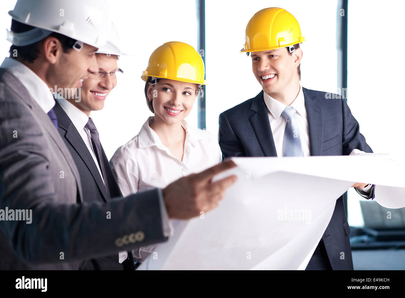 At the construction site Stock Photo - Alamy