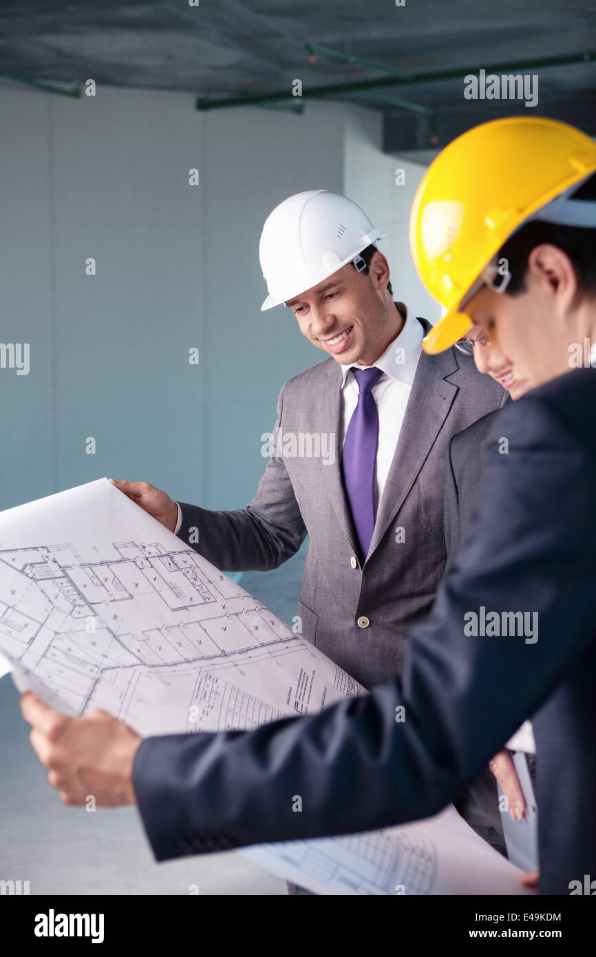 Men in helmets Stock Photo - Alamy
