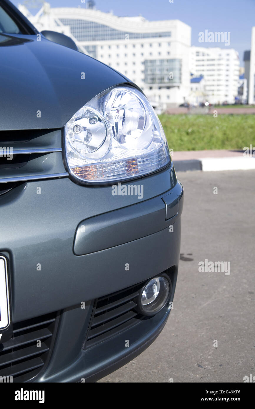 Shiny grey car hi-res stock photography and images - Alamy