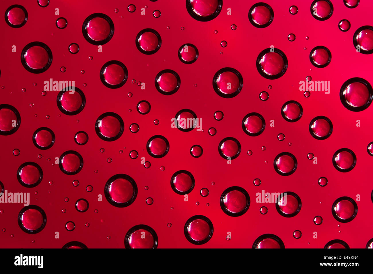 Red water drops Stock Photo - Alamy