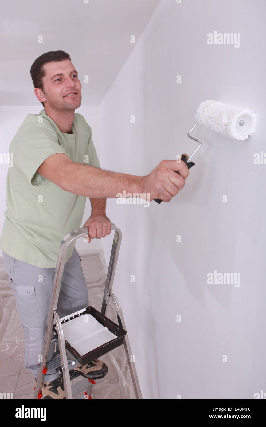 Close up painter using paint hi-res stock photography and images - Alamy