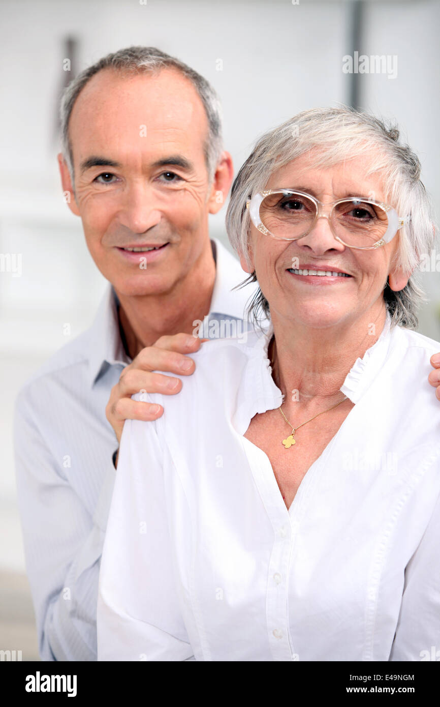 portrait of an older couple Stock Photo - Alamy