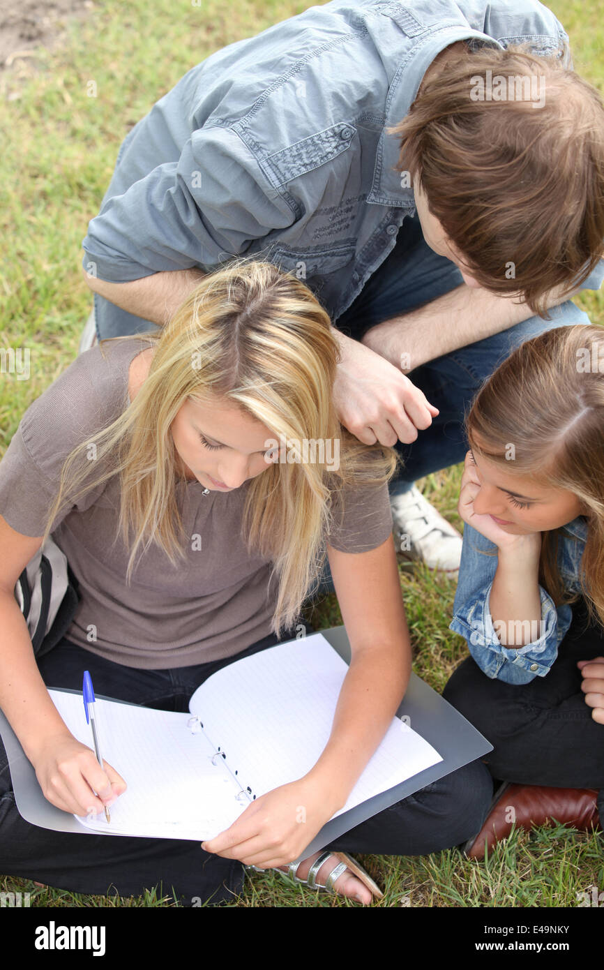group of students Stock Photo - Alamy