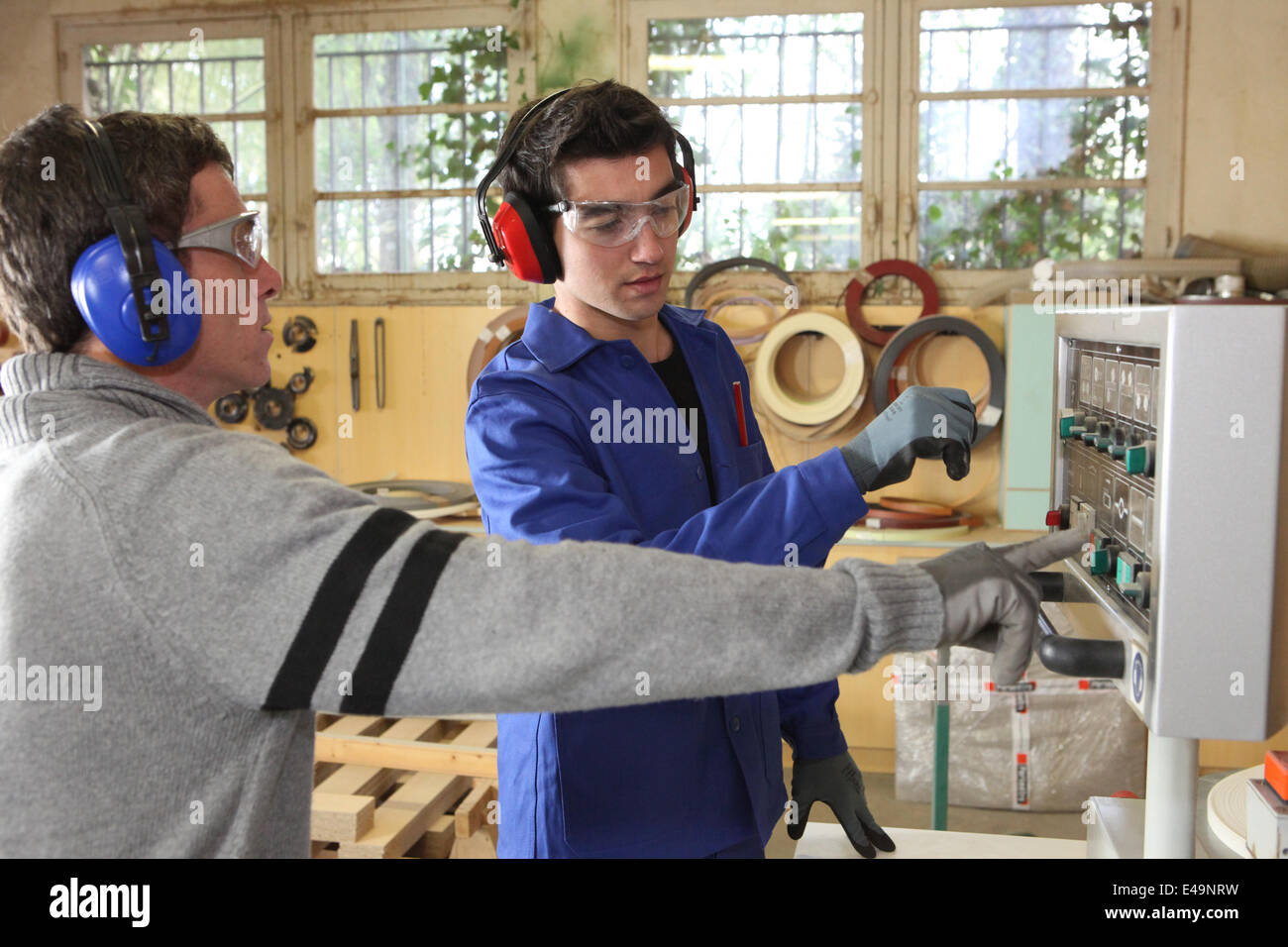 Electrical engineers at work Stock Photo - Alamy