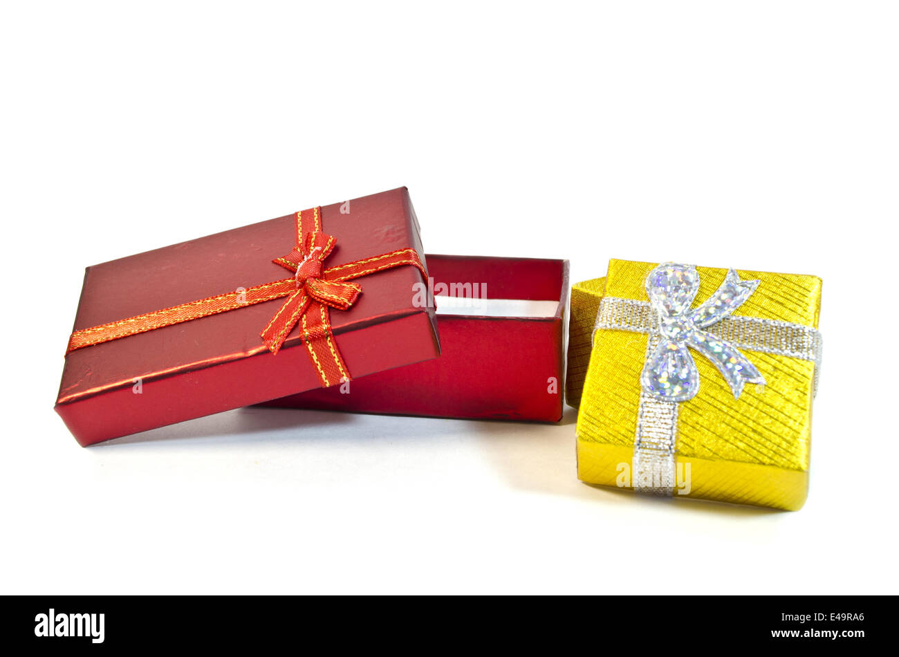 Gift box red lovely Cut Out Stock Images & Pictures - Alamy