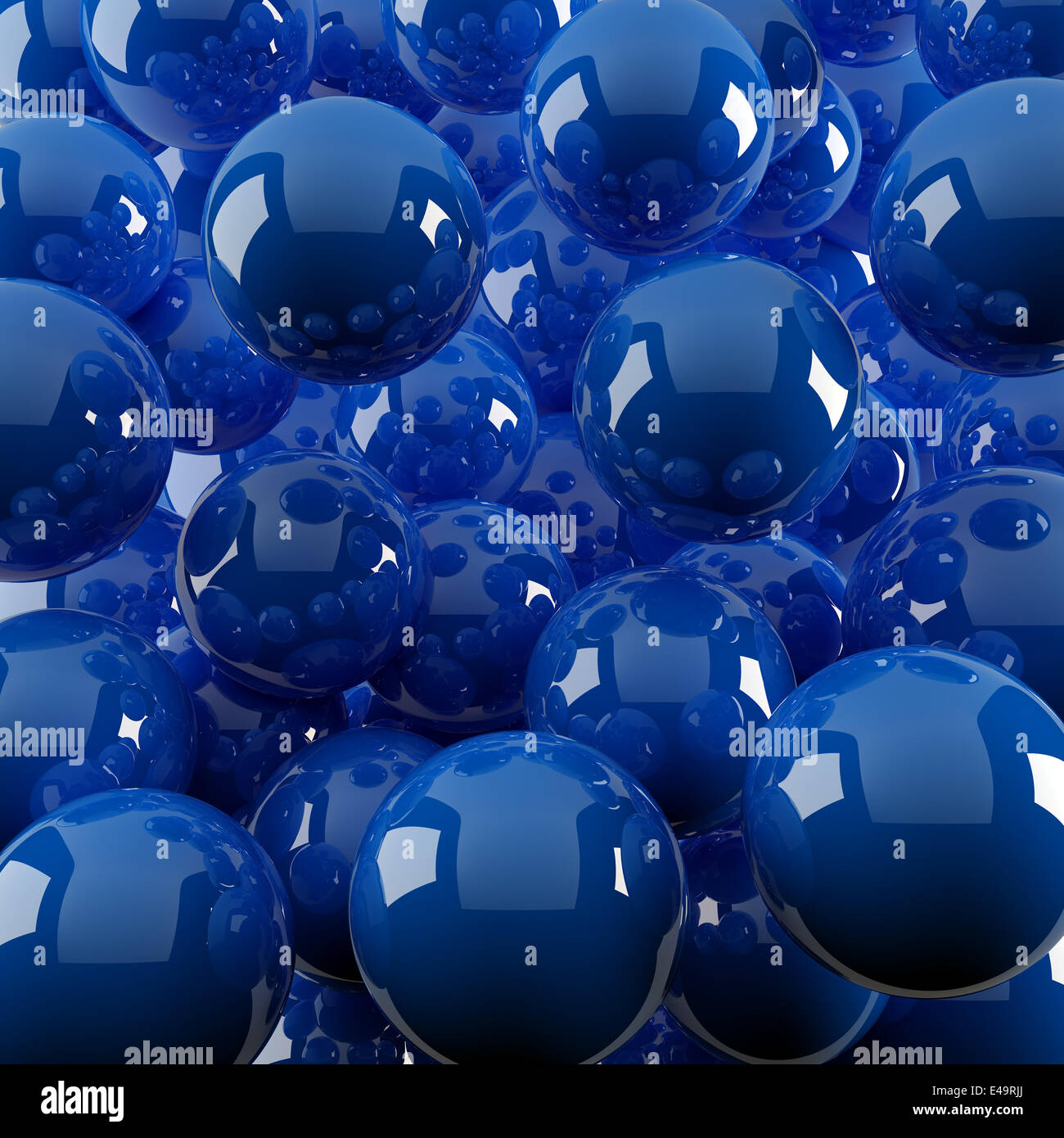 dark blue spheres Stock Photo - Alamy