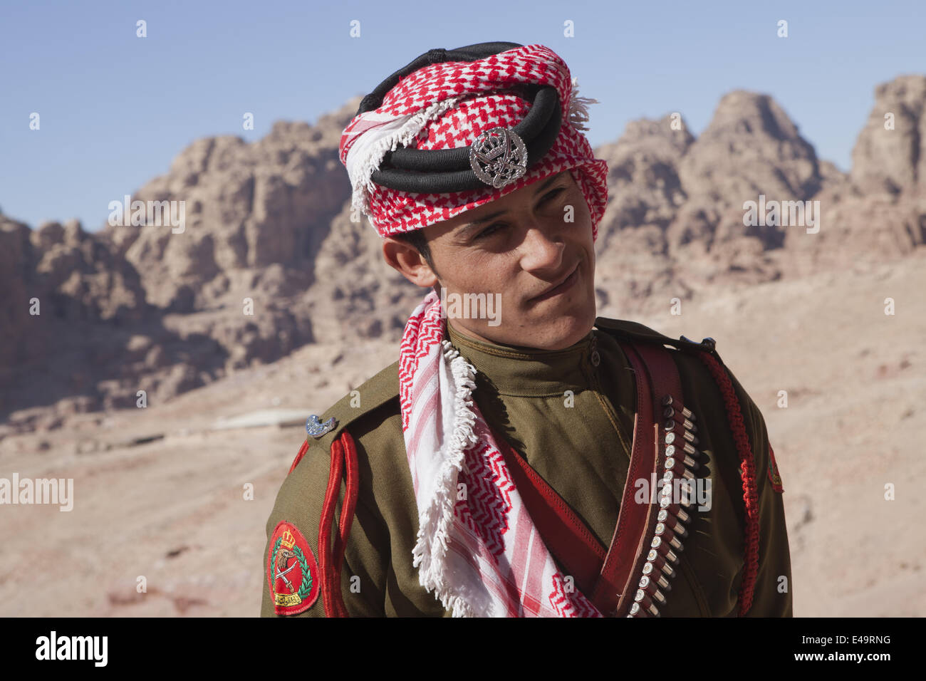 Desert police petra jordan hi-res stock photography and images - Alamy