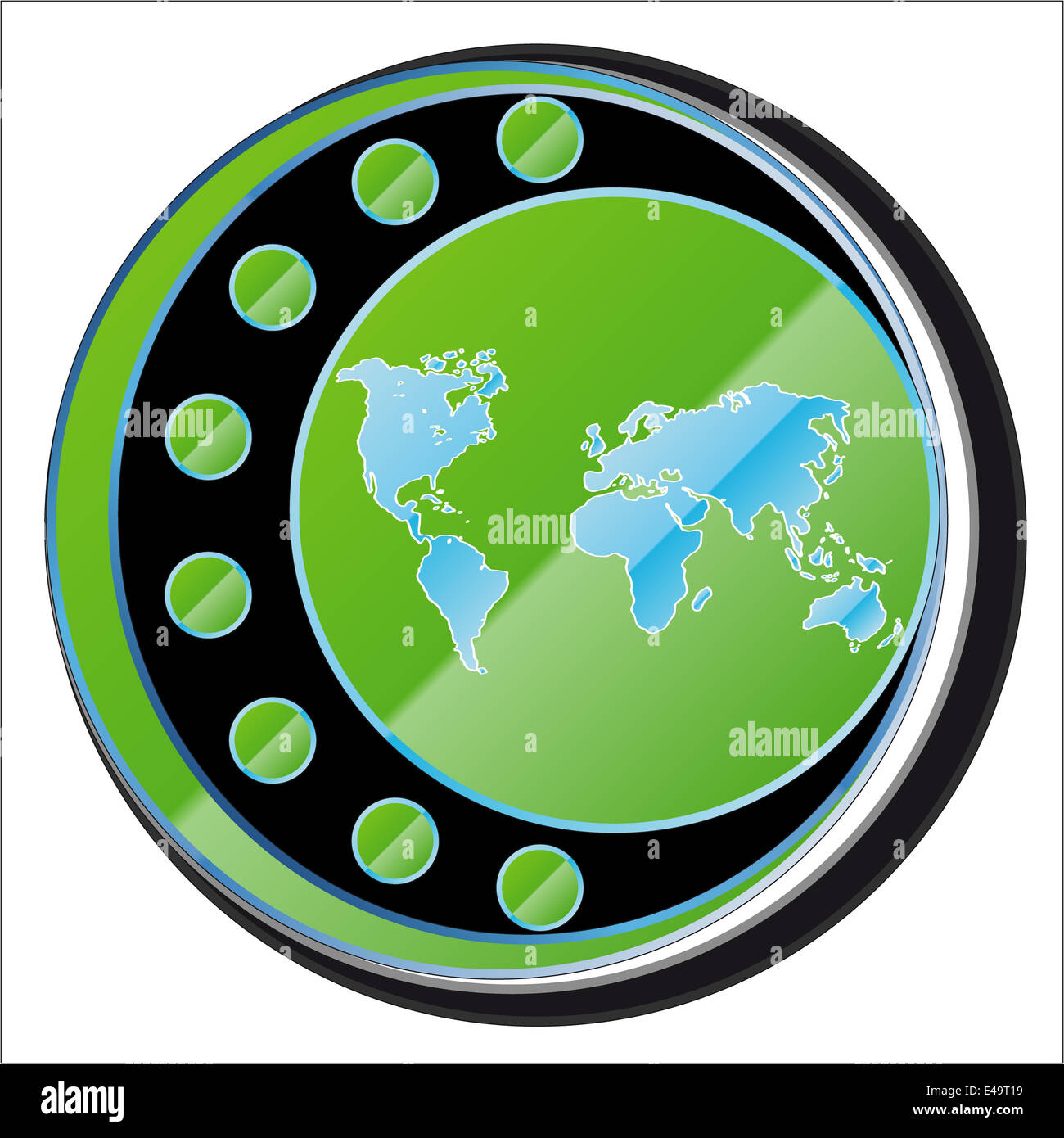 Abstract earth symbol hi-res stock photography and images - Alamy