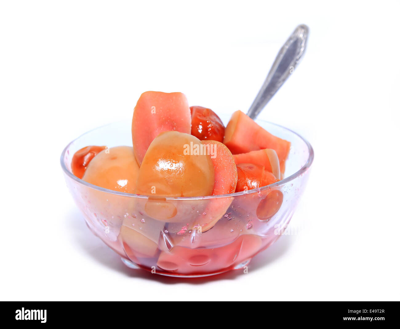 Sugar apple in white Cut Out Stock Images & Pictures - Alamy