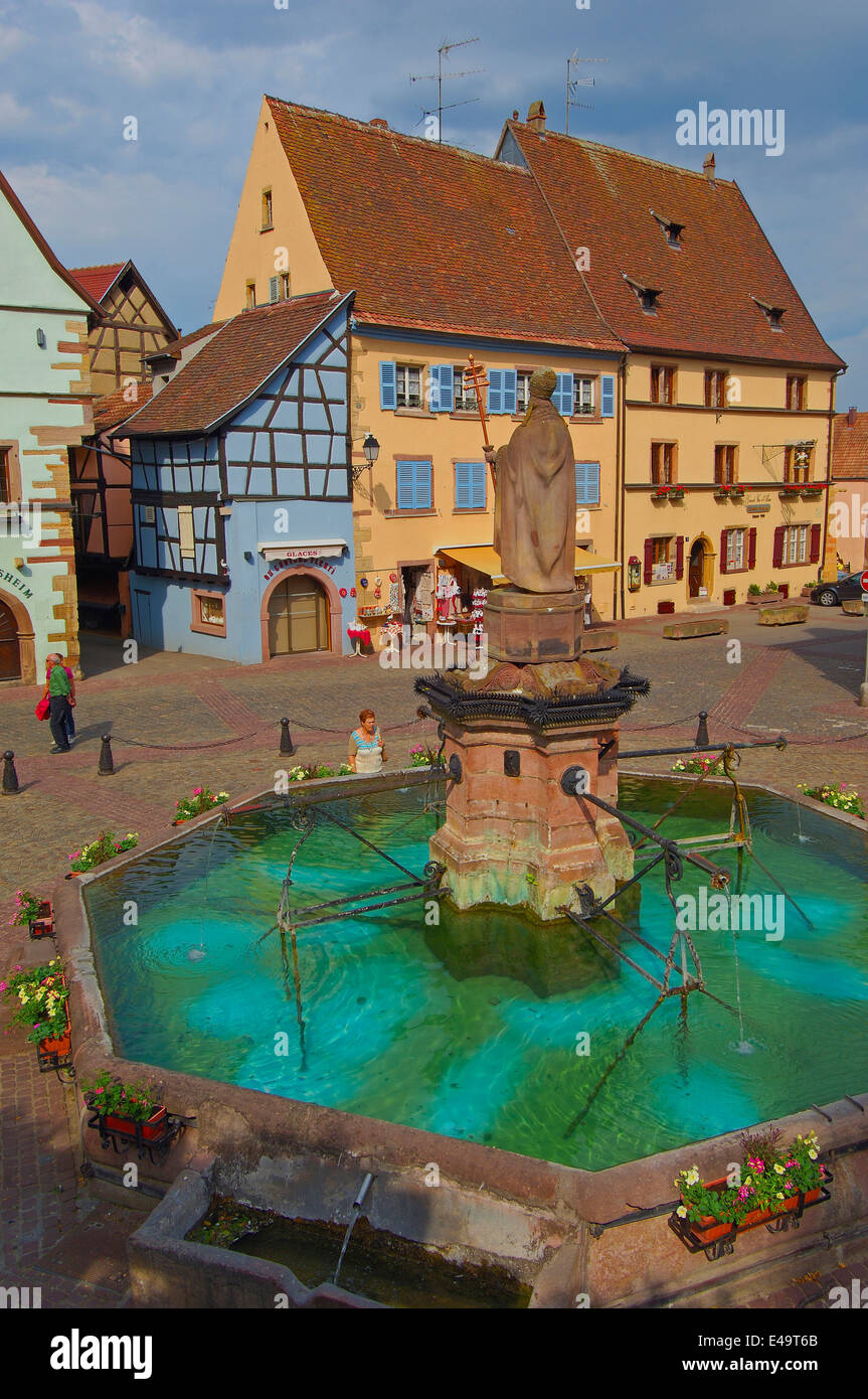 Eguisheim, Place du Chateau, Alsace, Wine Route, Alsace Wine Route ...
