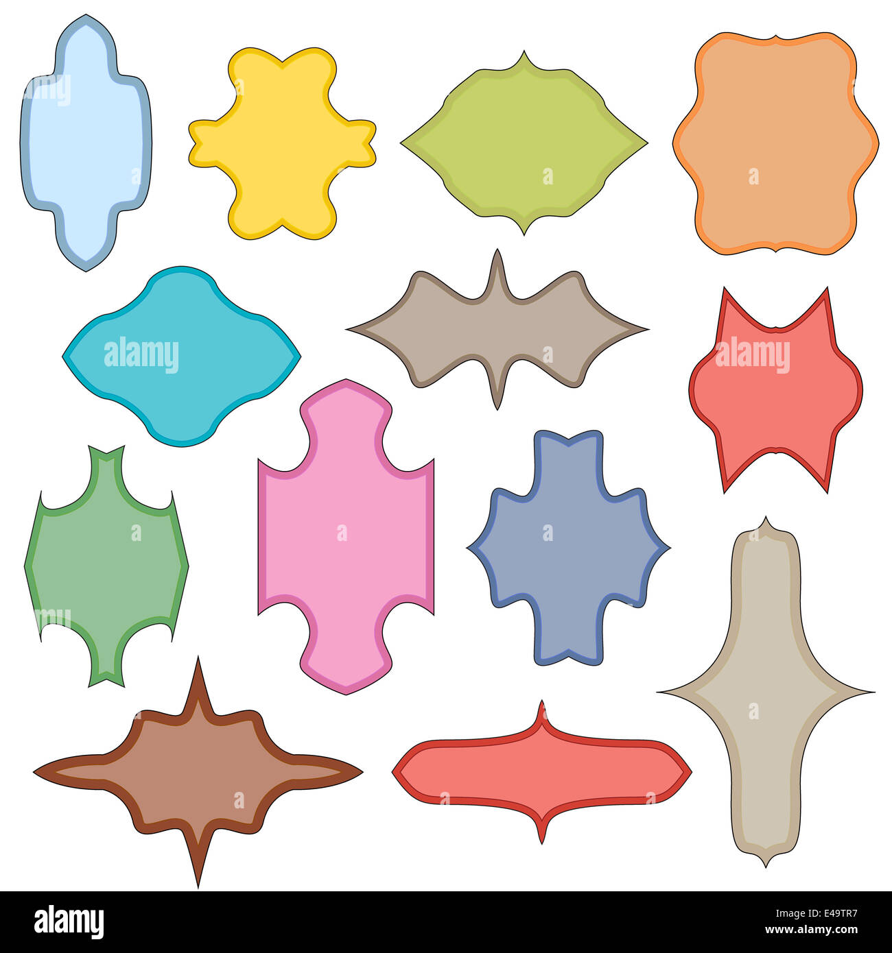 Framed shape Cut Out Stock Images & Pictures - Alamy