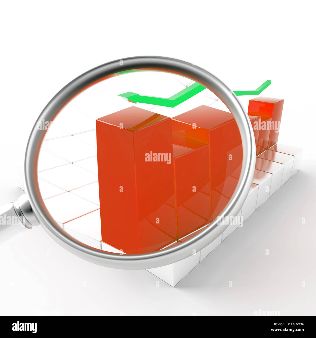 green and red charts Stock Photo - Alamy