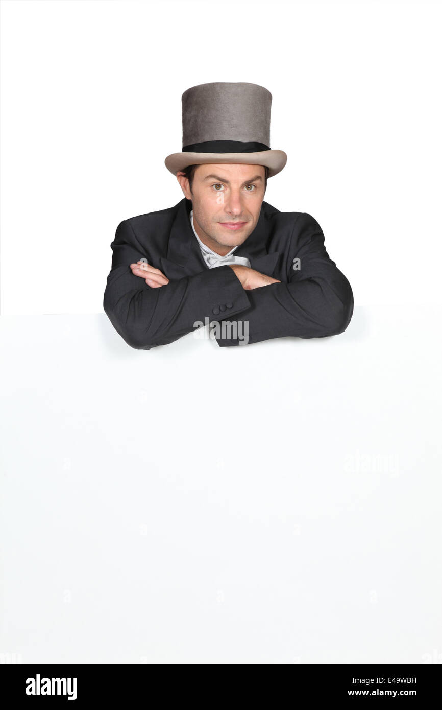 Top hat standing Cut Out Stock Images & Pictures - Alamy
