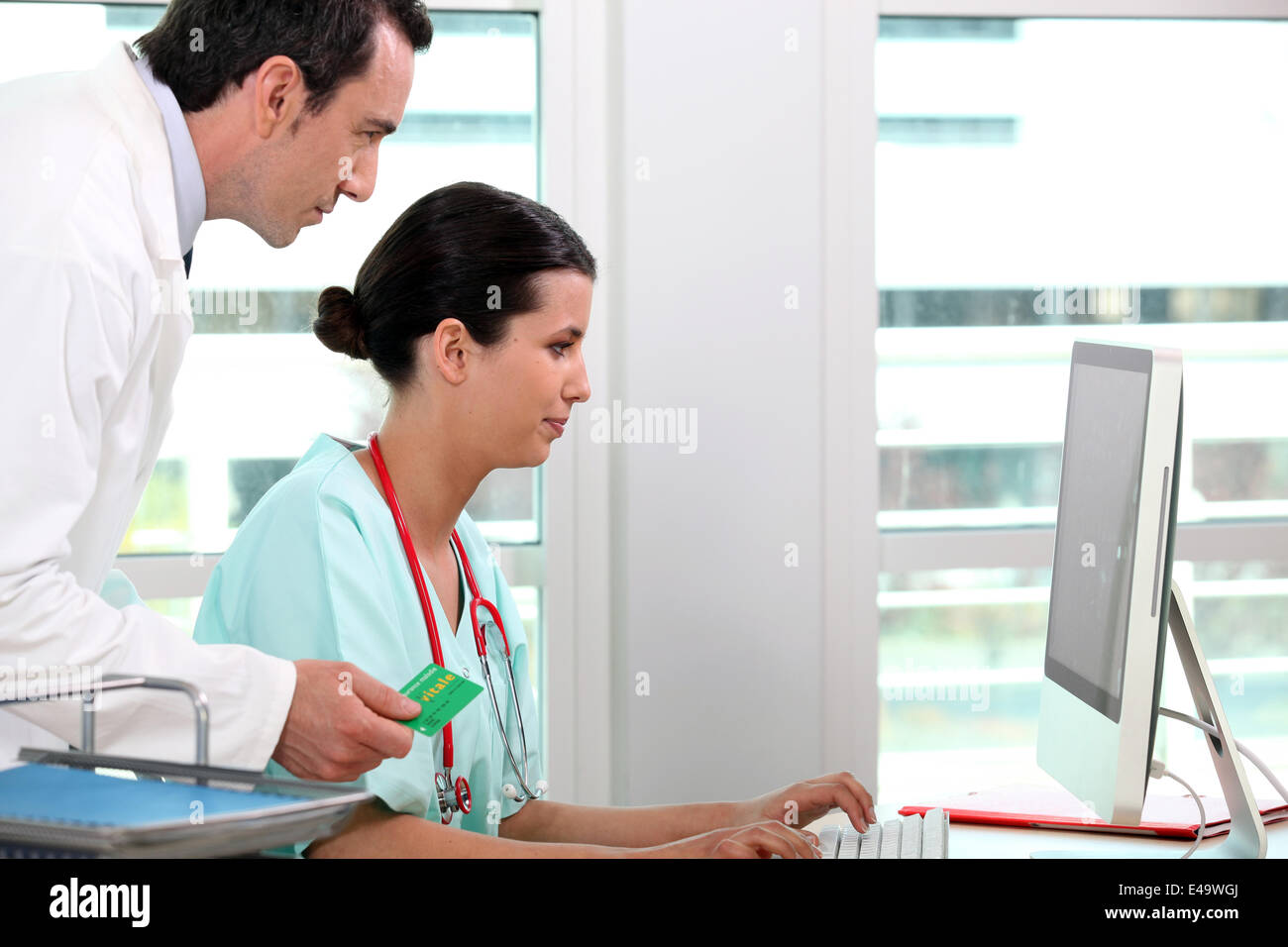 Medical secretary hi-res stock photography and images - Alamy