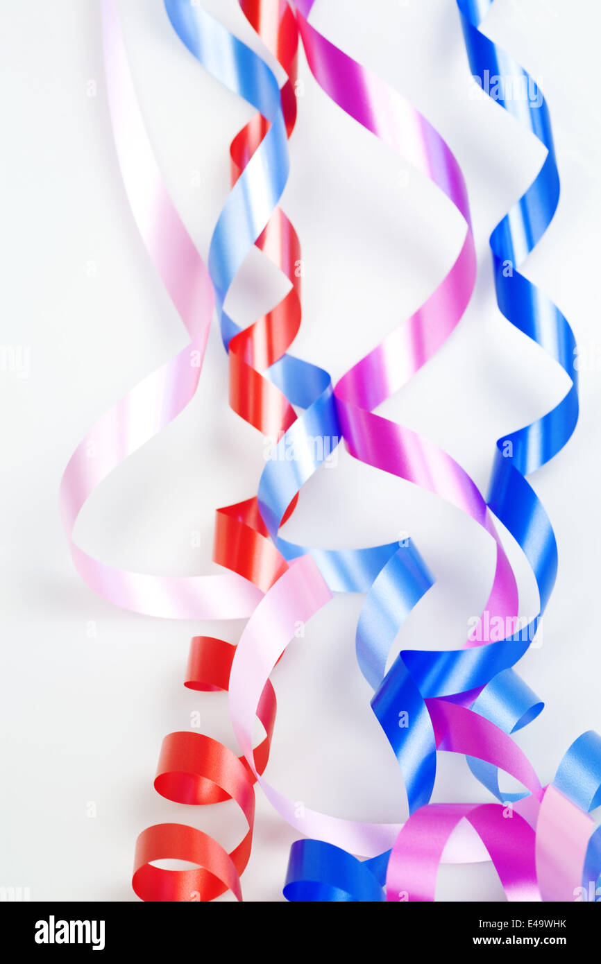 varicolored decorative ribbons Stock Photo - Alamy