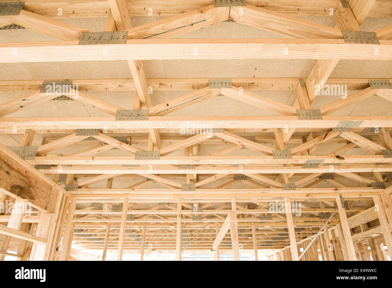 New home construction framing.Fragment Stock Photo - Alamy