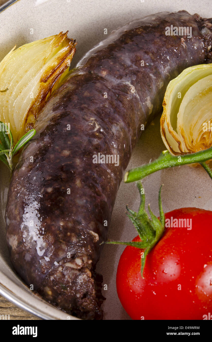 Krupniok blood sausage hi-res stock photography and images - Alamy