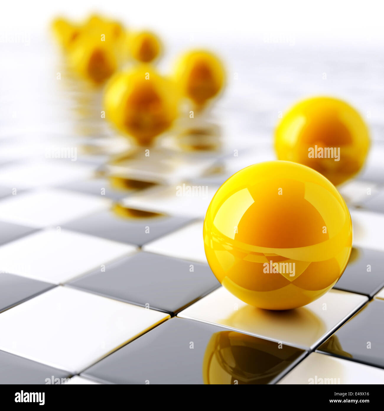 abstract bright yellow balls Stock Photo - Alamy