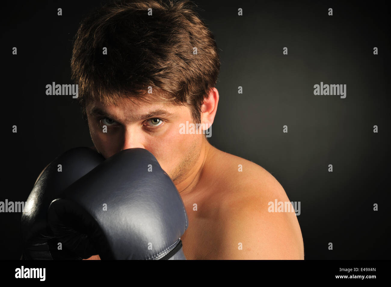 Head shot male young boxer hi-res stock photography and images - Alamy