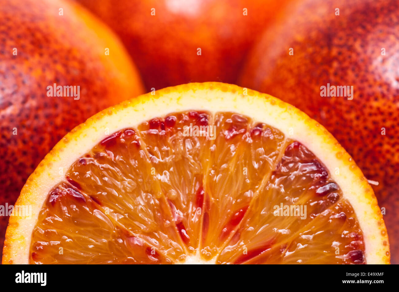 Slice of a blood oranges hi-res stock photography and images - Alamy