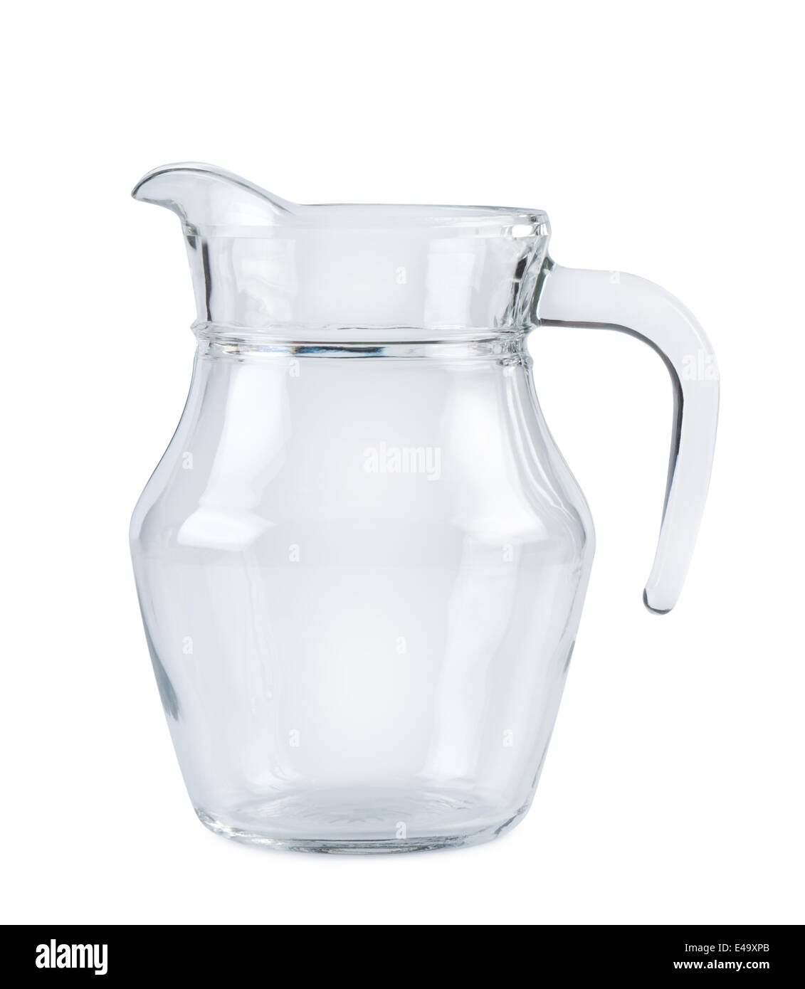 Jug on white background Stock Photo - Alamy