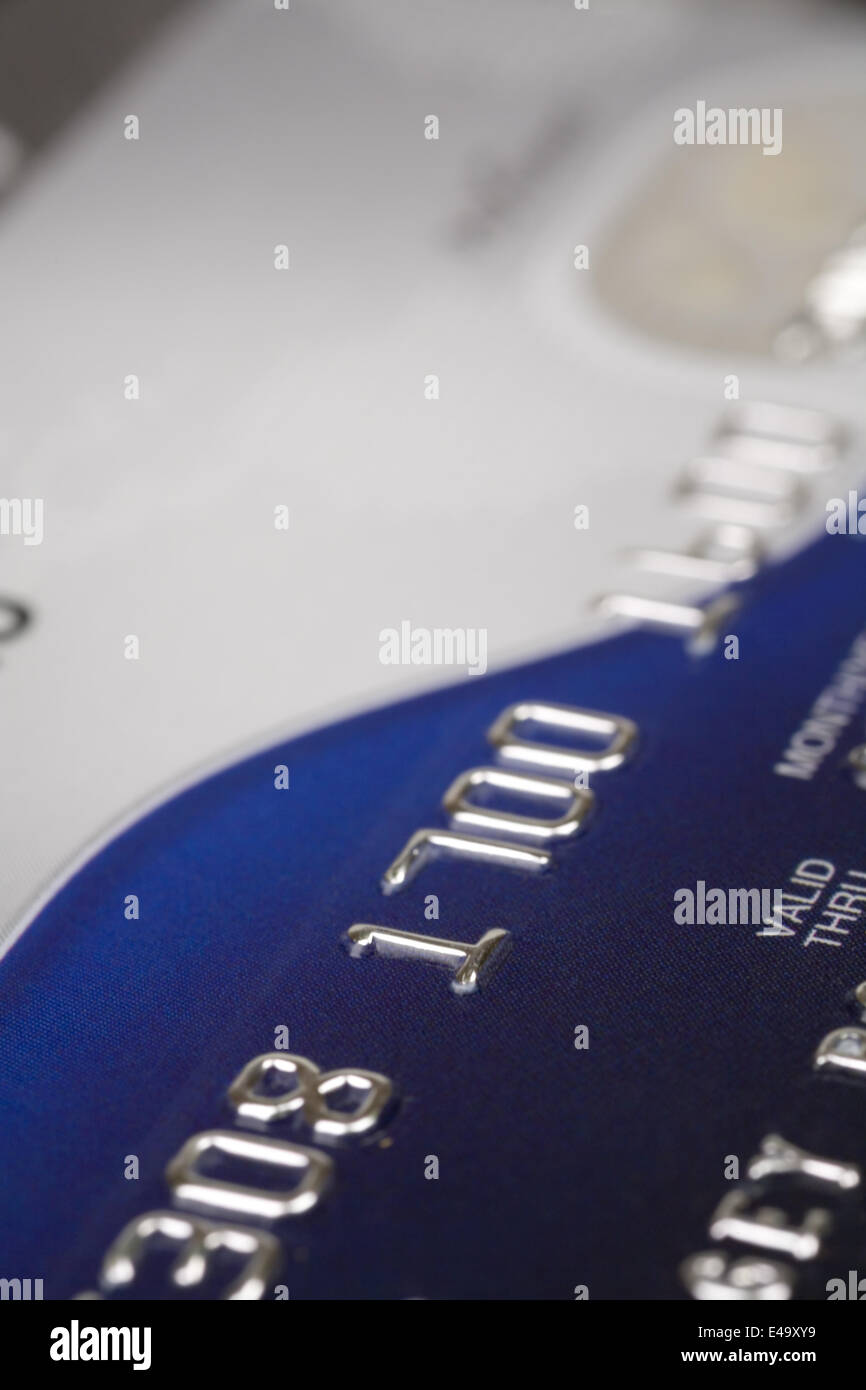 Embossed credit card hi-res stock photography and images - Alamy