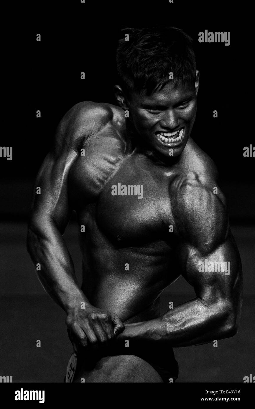 Bodybuilding Black and White Stock Photos & Images - Alamy
