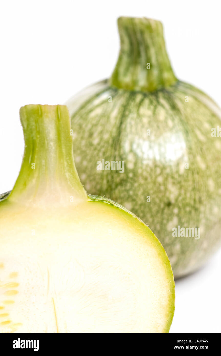 Closeup of two courgettes Stock Photo - Alamy