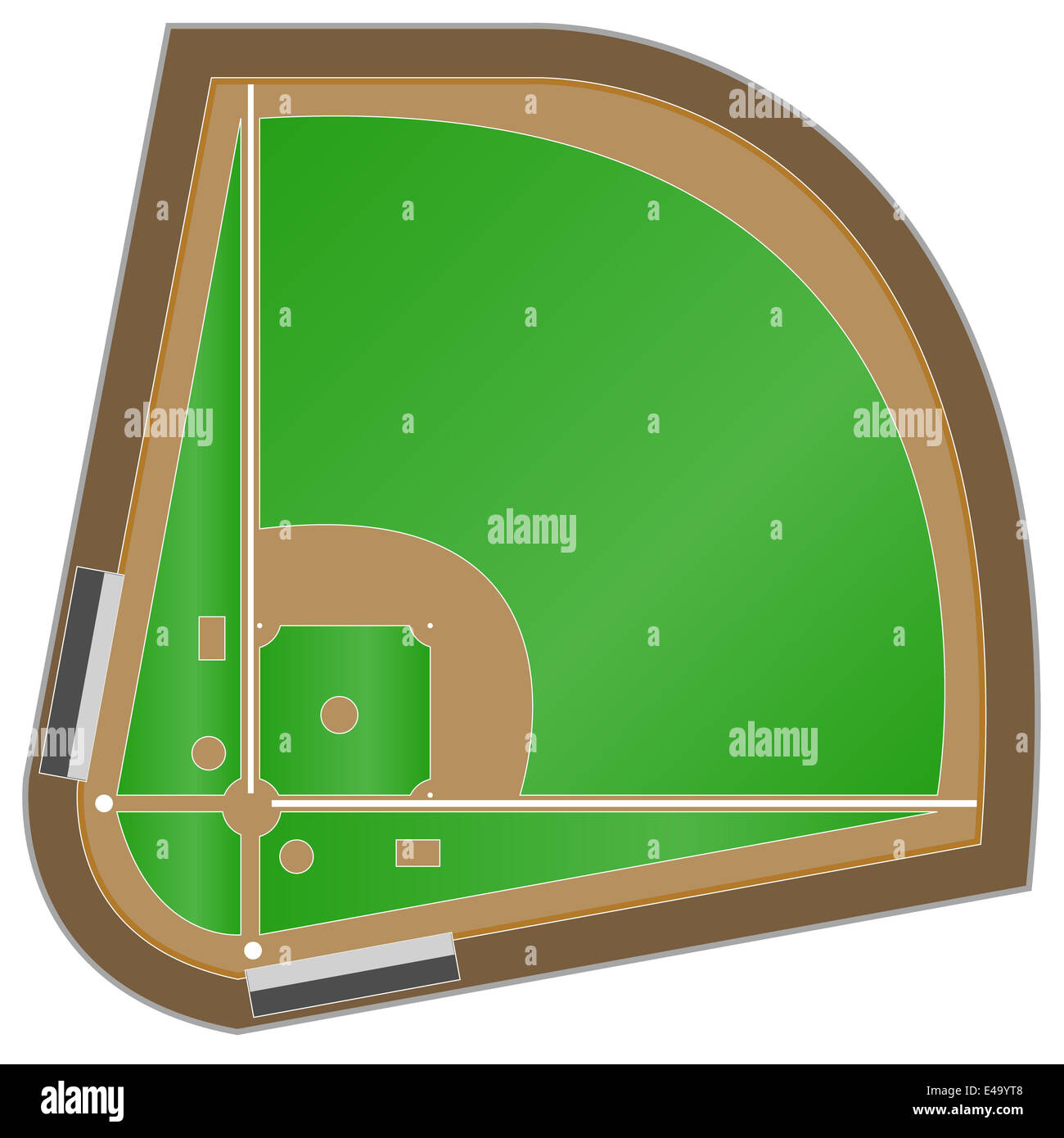 Simple Baseball Diamond Diagram
