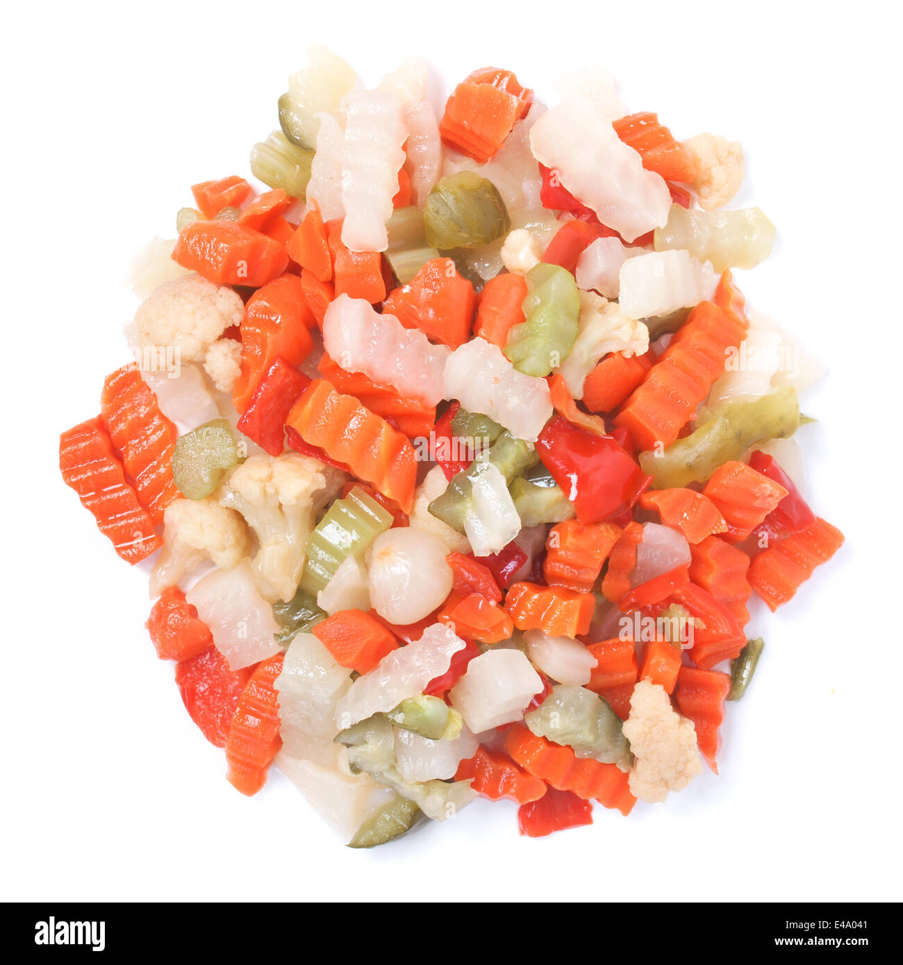 Mixed green olives Cut Out Stock Images & Pictures - Alamy