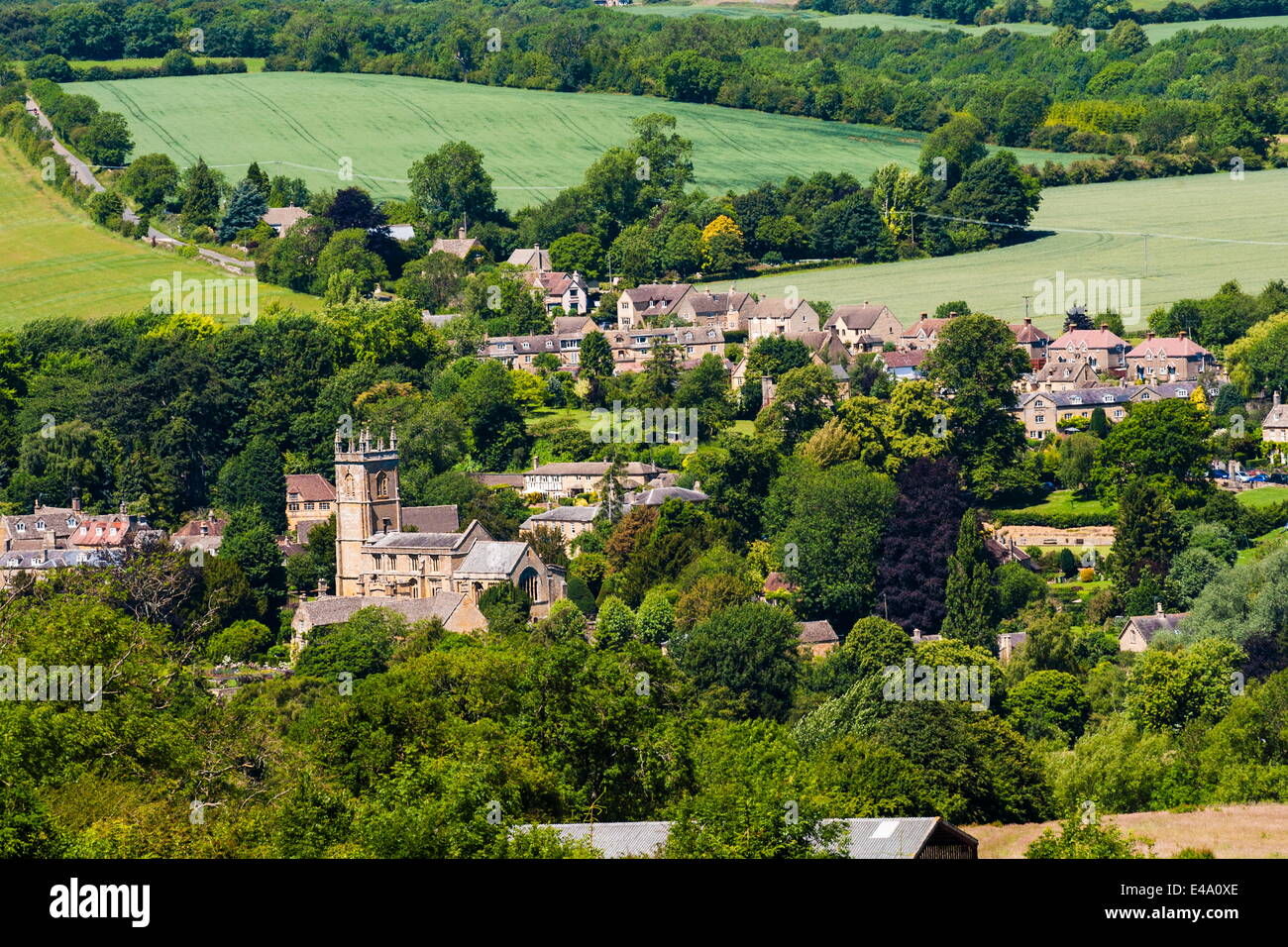 St. Peter and St. Paul Church in Blockley, a traditional village in The ...