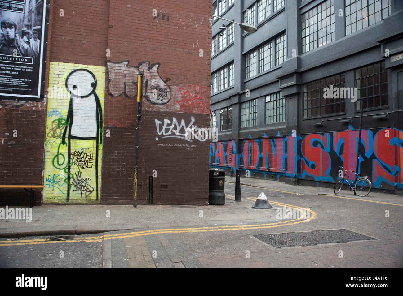 London street art stik hi-res stock photography and images - Alamy