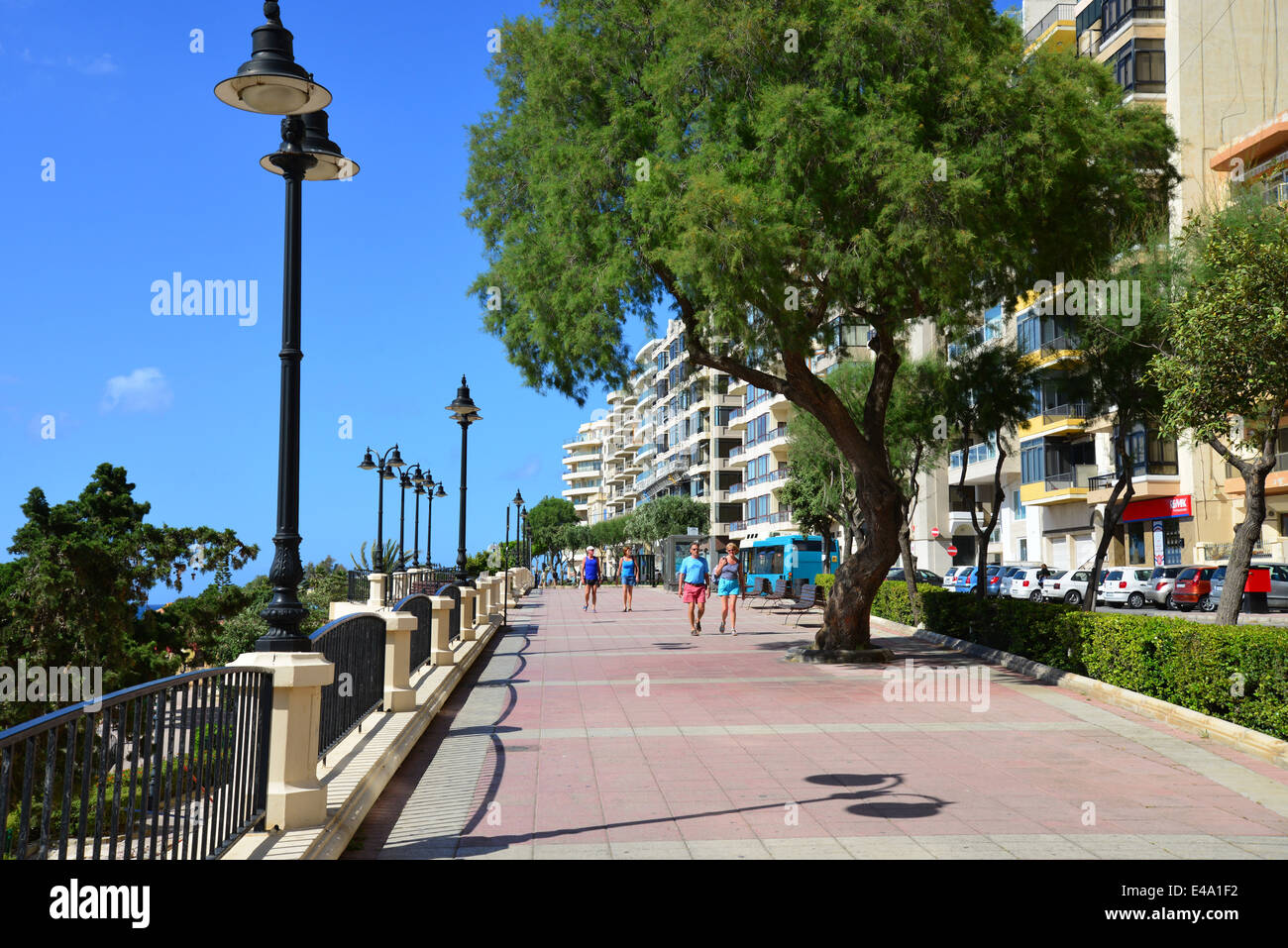 Beach promenade, Tower Road, Sliema (Tas-Sliema), Northern Harbour ...