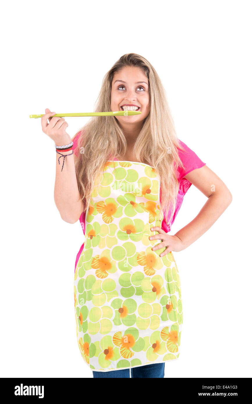 Professional chef tasting food hi-res stock photography and images - Alamy