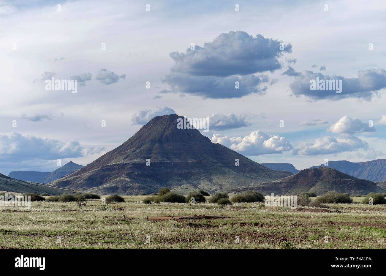 Africa, Namibia, Damaraland, view to volcano Stock Photo - Alamy