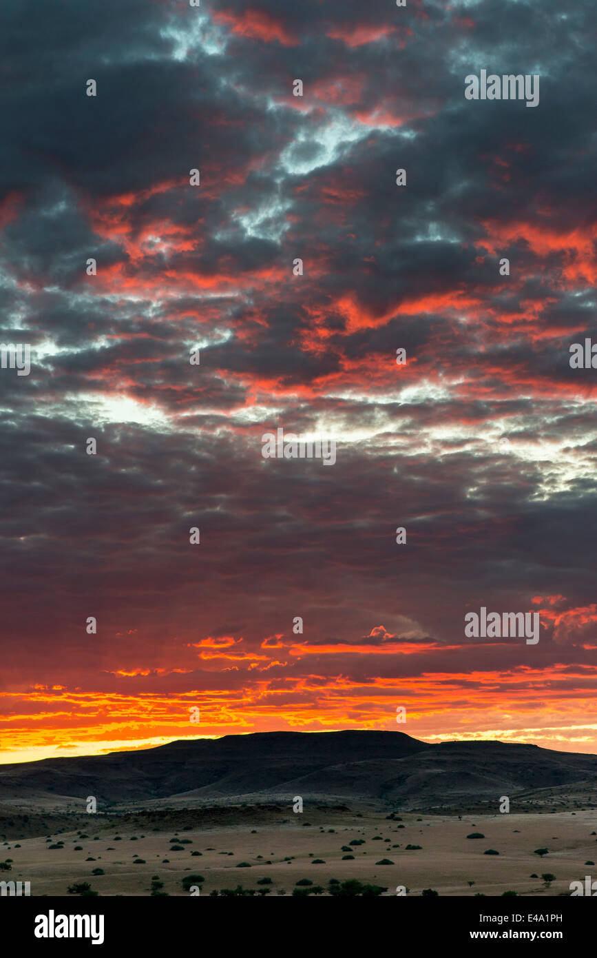 Africa, Namibia, Damaraland, dramatic sky at sunset Stock Photo - Alamy