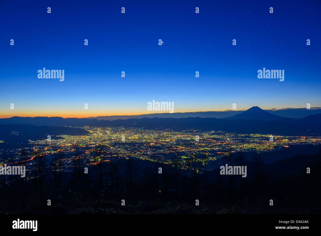 Kofu city winter yamanashi japan hi-res stock photography and images ...