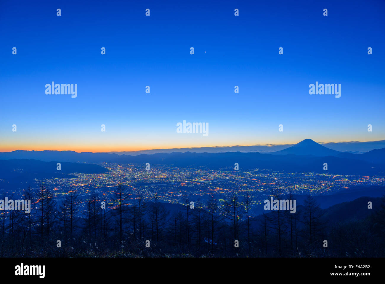 Kofu city winter yamanashi japan hi-res stock photography and images ...