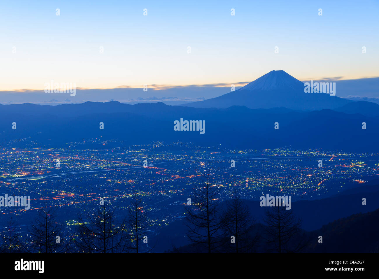 Kofu city winter yamanashi japan hi-res stock photography and images ...