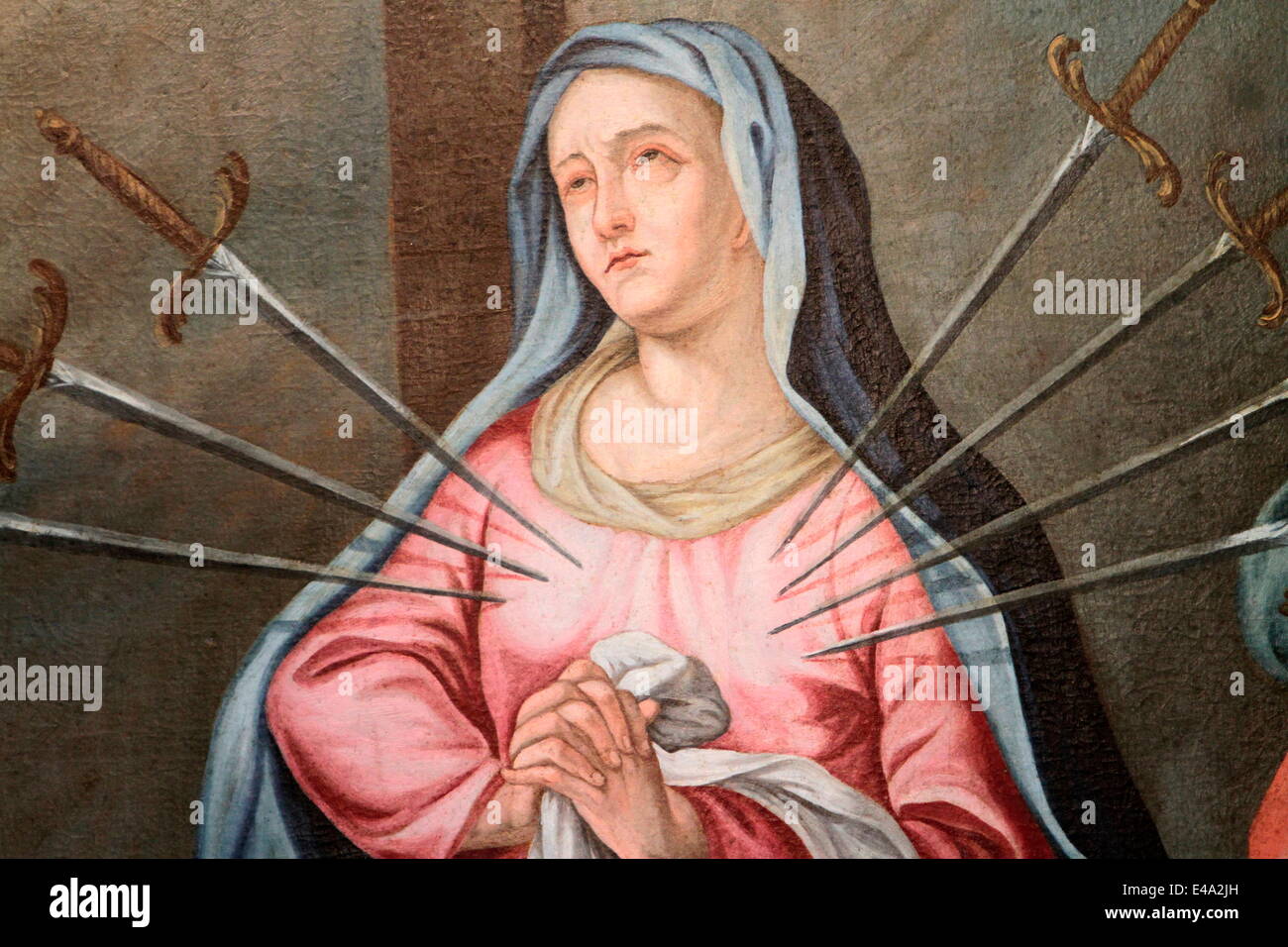 Virgin Mary, The Seven Sorrows,. Our Lady of the Assumption church ...