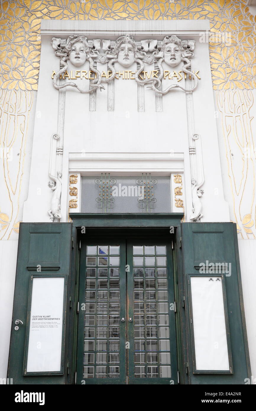 The Secession building designed by Joseph Maria Olbrich in 1897, Vienna ...