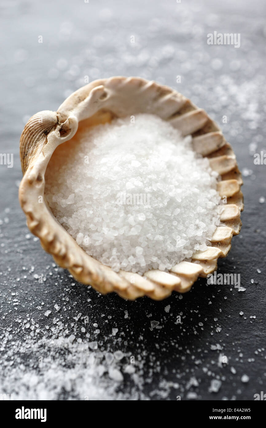 Seashell salt hi-res stock photography and images - Alamy